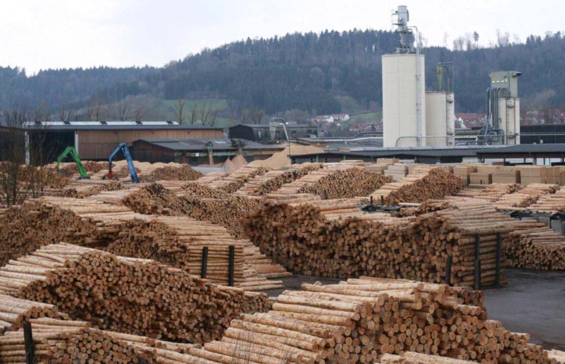 MiCROTEC - Reconstruction of the logyard at Klenk Holz AG